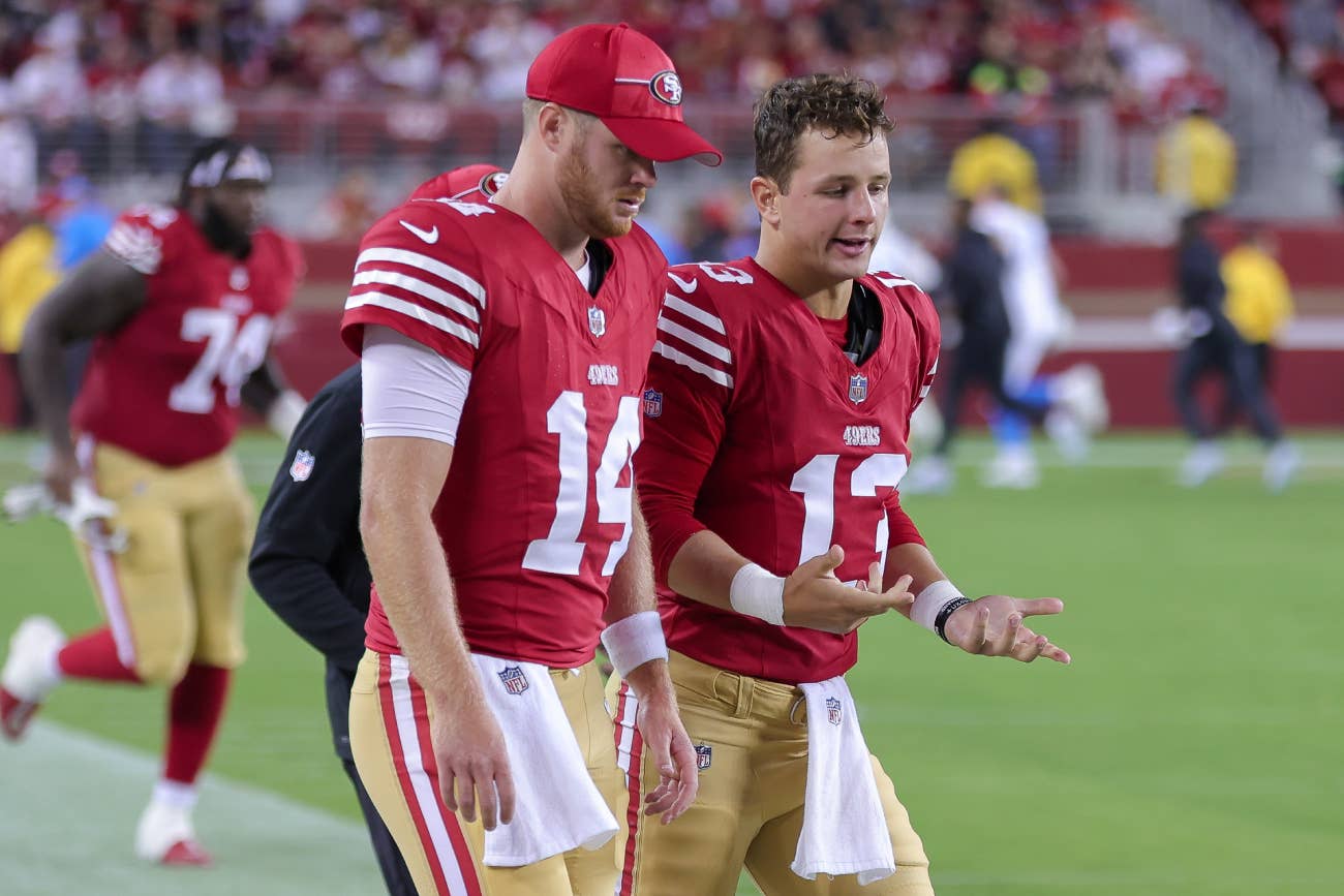 Brock Purdy's Opinion of Sam Darnold Leaves No Doubt - Athlon Sports