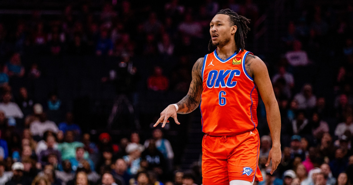 Jaylin Williams is the Thunder's only backup center - Athlon Sports