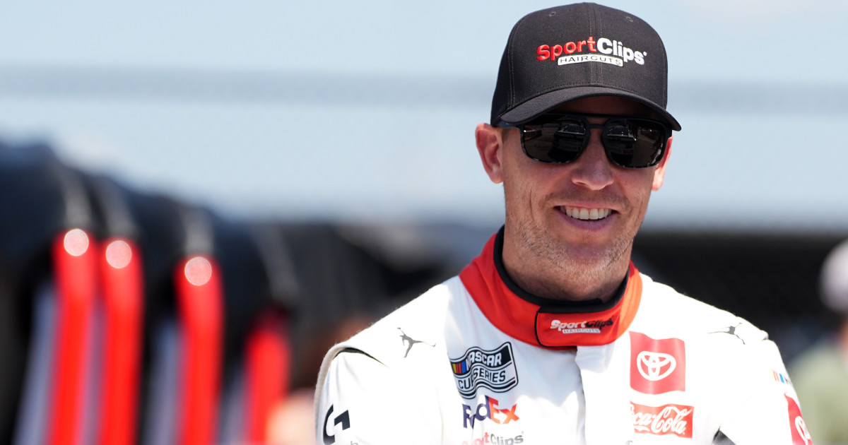 Denny Hamlin Fired Off Angry Two-Word Radio Message After Pit Issue at ...