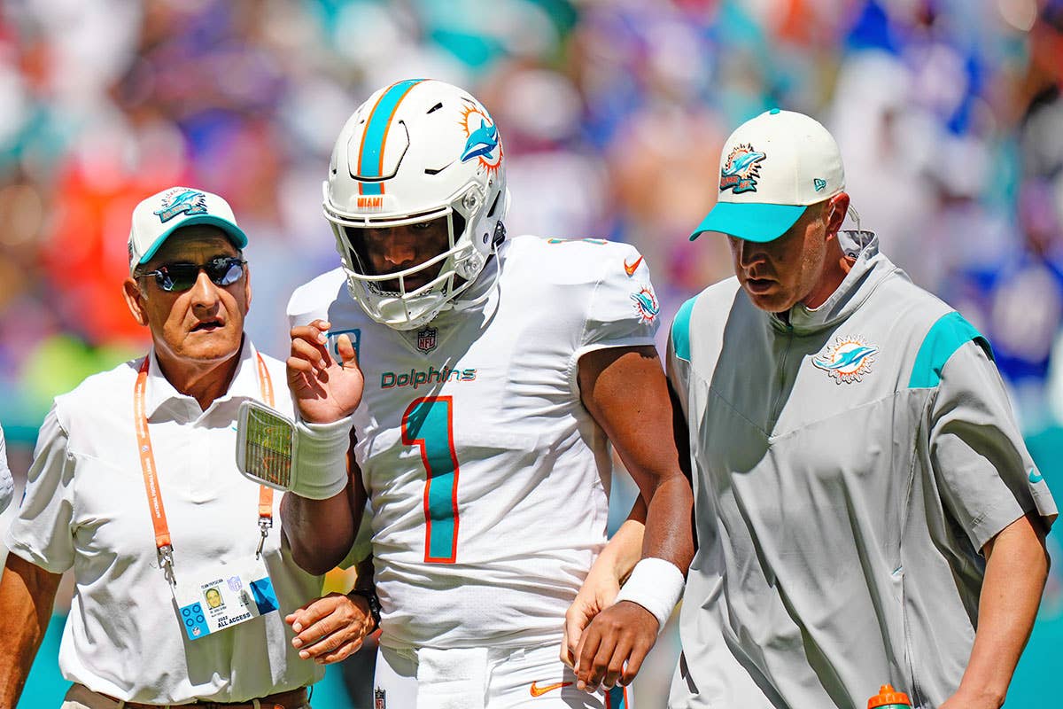 NFL Chief Medical Expert Explains Why Tua Won’t Wear Guardian Cap ...