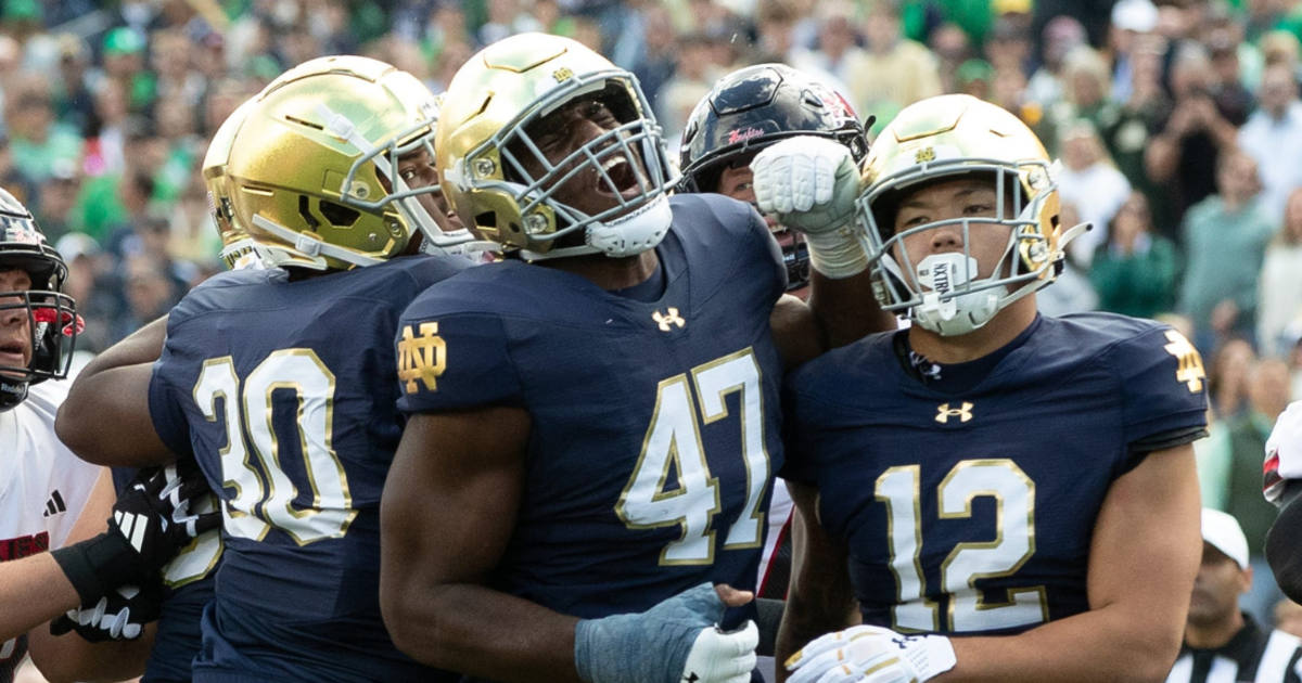 Jason Onye Is Back On Track To Finish His Career At Notre Dame - Athlon ...