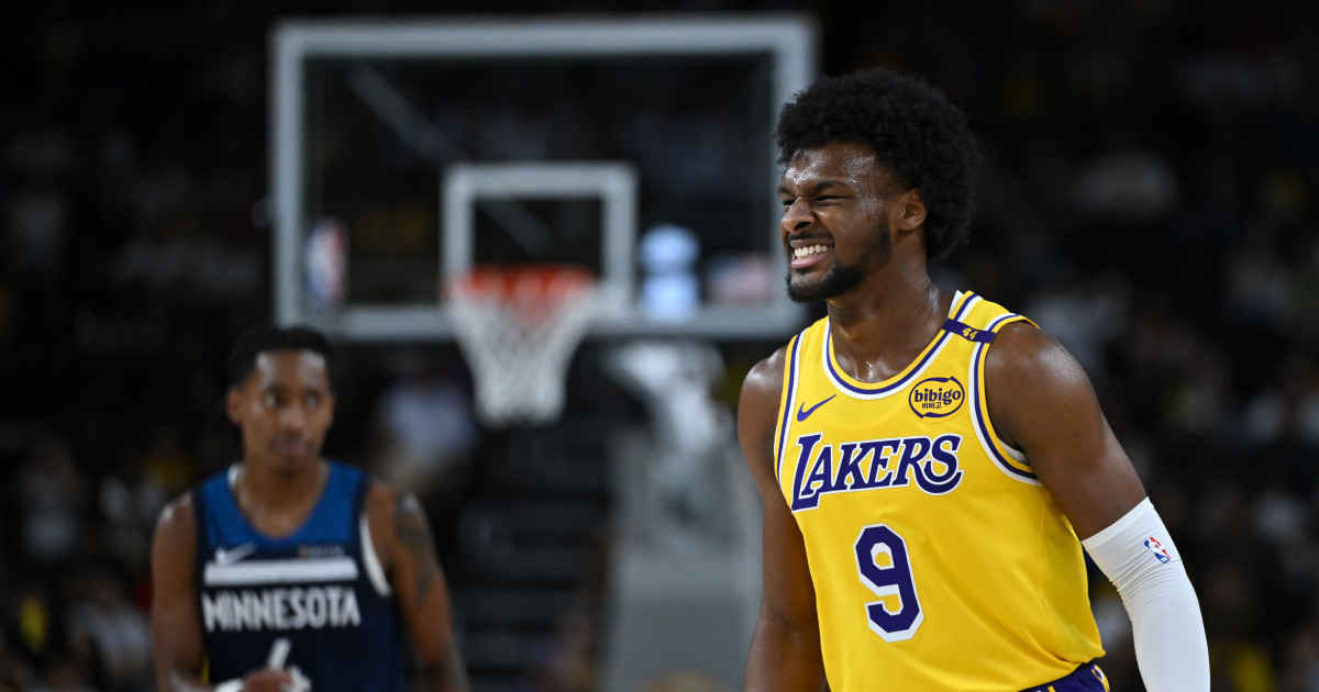 NBA Analyst Warns of 'Difficult Situation' Bronny James Faces With Lakers - Athlon Sports