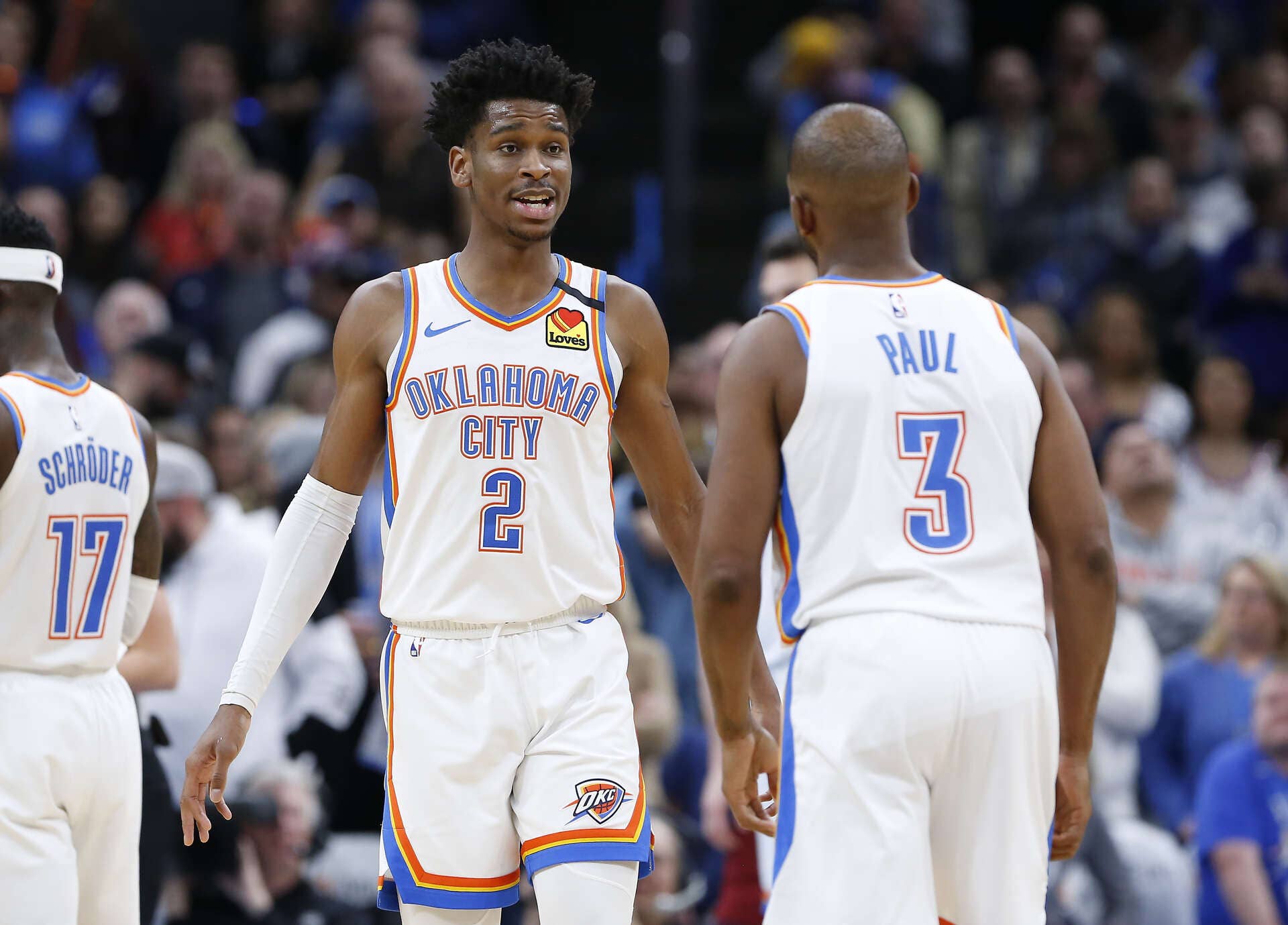 Shai Gilgeous-Alexander credits Chris Paul for his development - Athlon ...