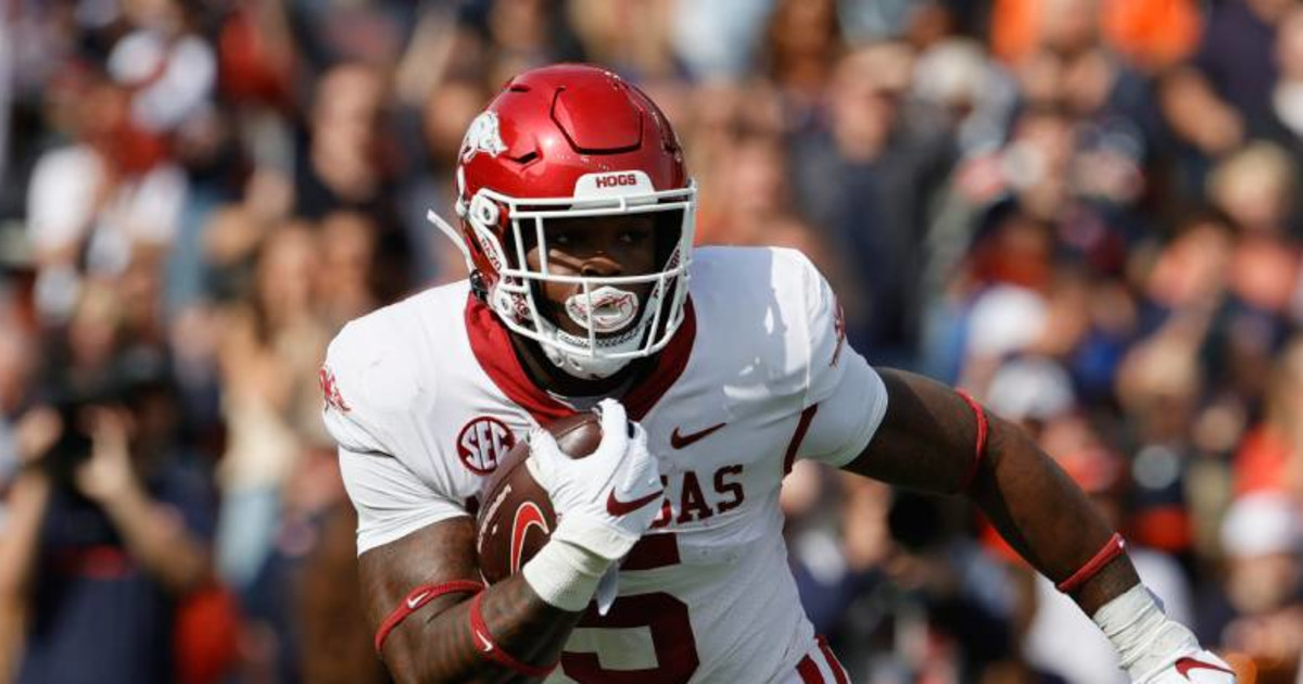 2024 NFL Draft Player Profile: Arkansas RB Raheim Sanders - Athlon Sports