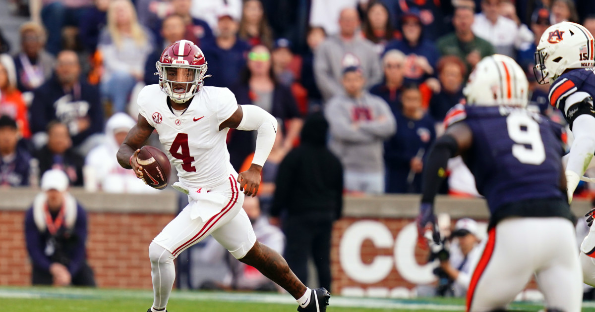 Alabama Quarterback Jalen Milroe Has Private Workout With Saints ...