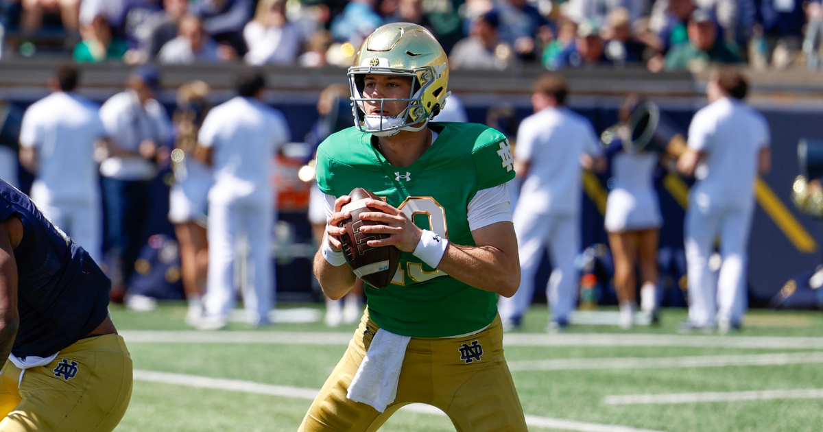 Notre Dame 2025 Profile: Quarterback CJ Carr - Athlon Sports