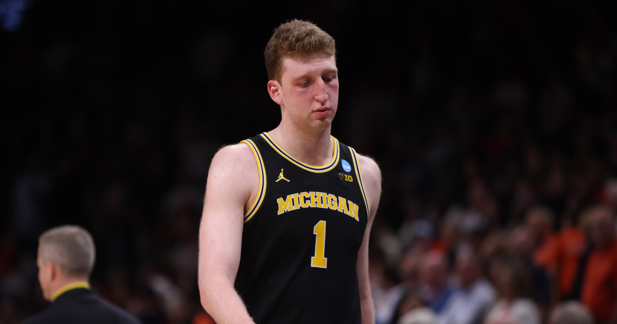 Michigan's Danny Wolf Sends Parting Message After NBA Draft Decision ...