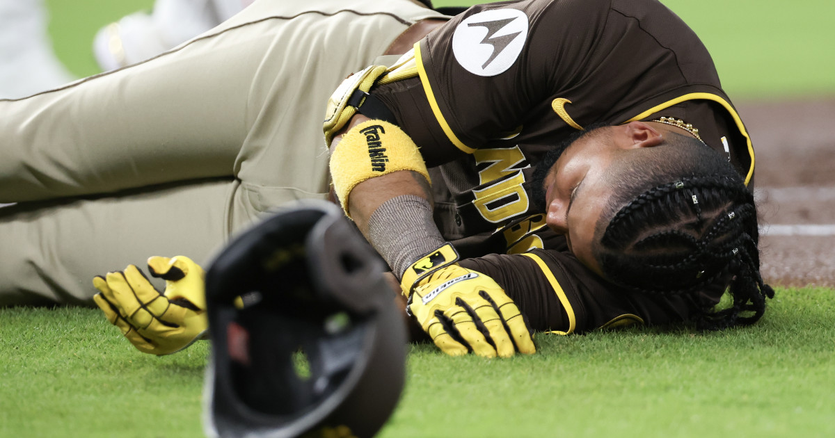 Padres’ Luis Arráez Sends Clear Message After Frightening Injury Sunday ...
