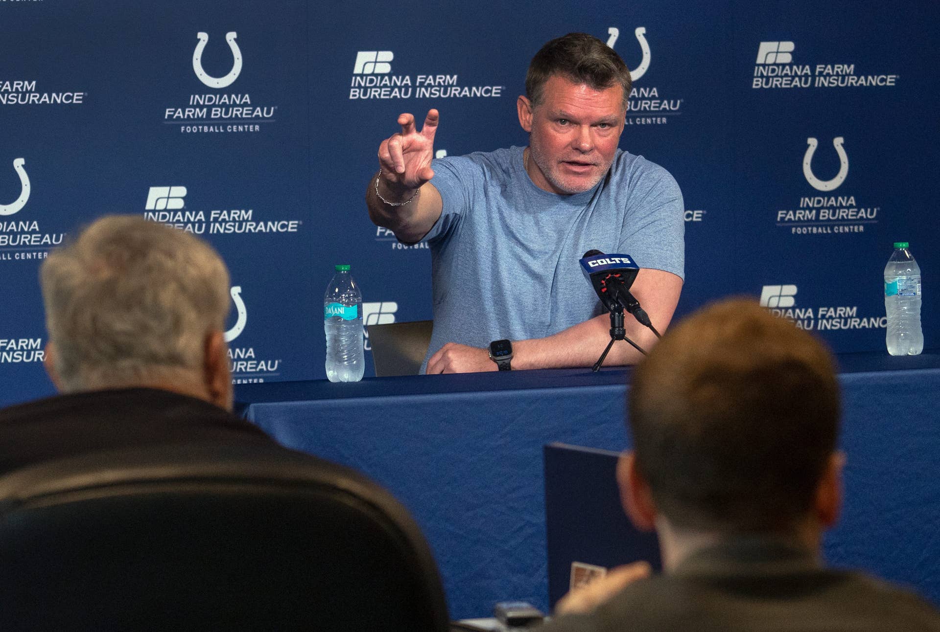 Colts GM Chris Ballard Talks QB Competition, Teases Draft Moves in ...