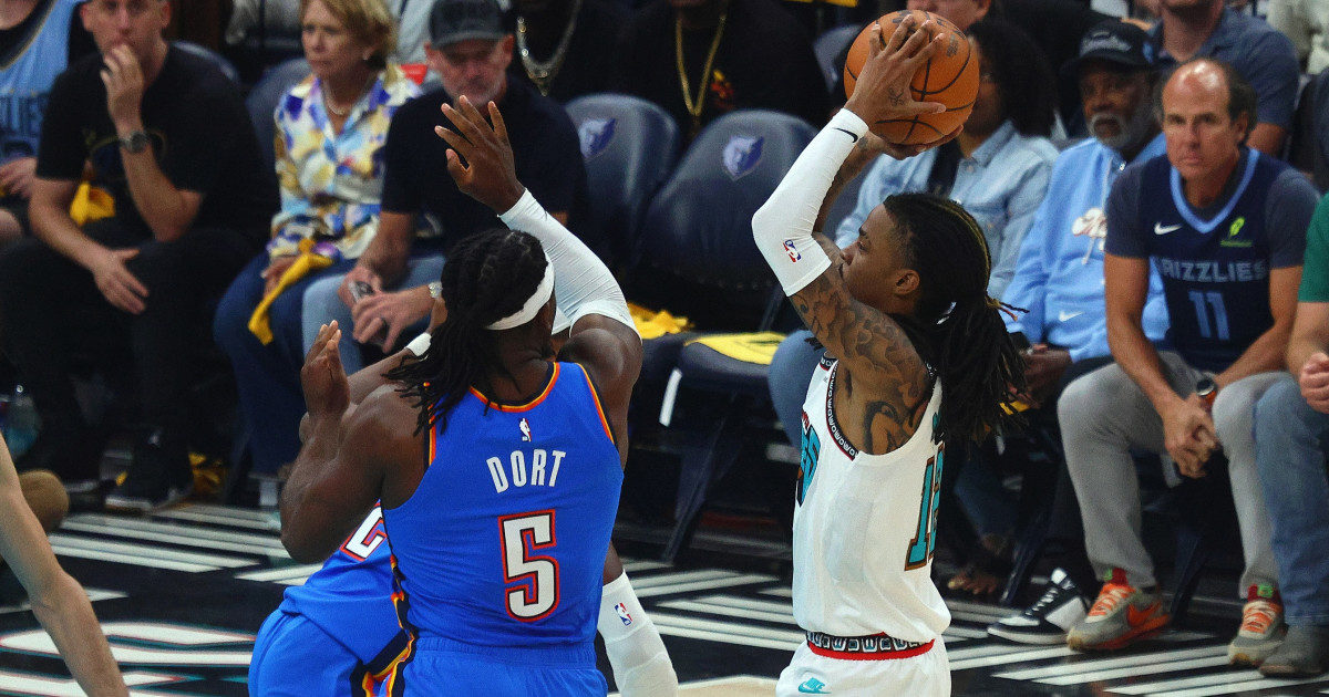 Thunder Player Sends Clear Message to Ja Morant After Causing His Injury - Athlon Sports