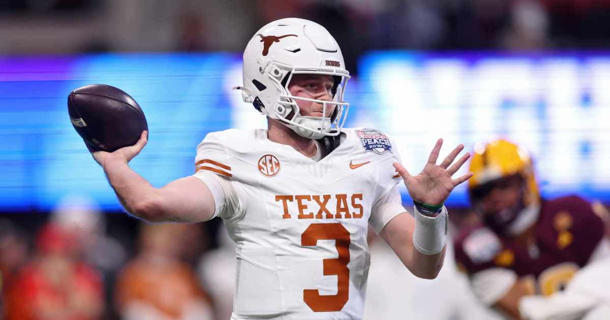 Texas' Steve Sarkisian Sends Message to Dolphins After Quinn Ewers Pick - Athlon Sports