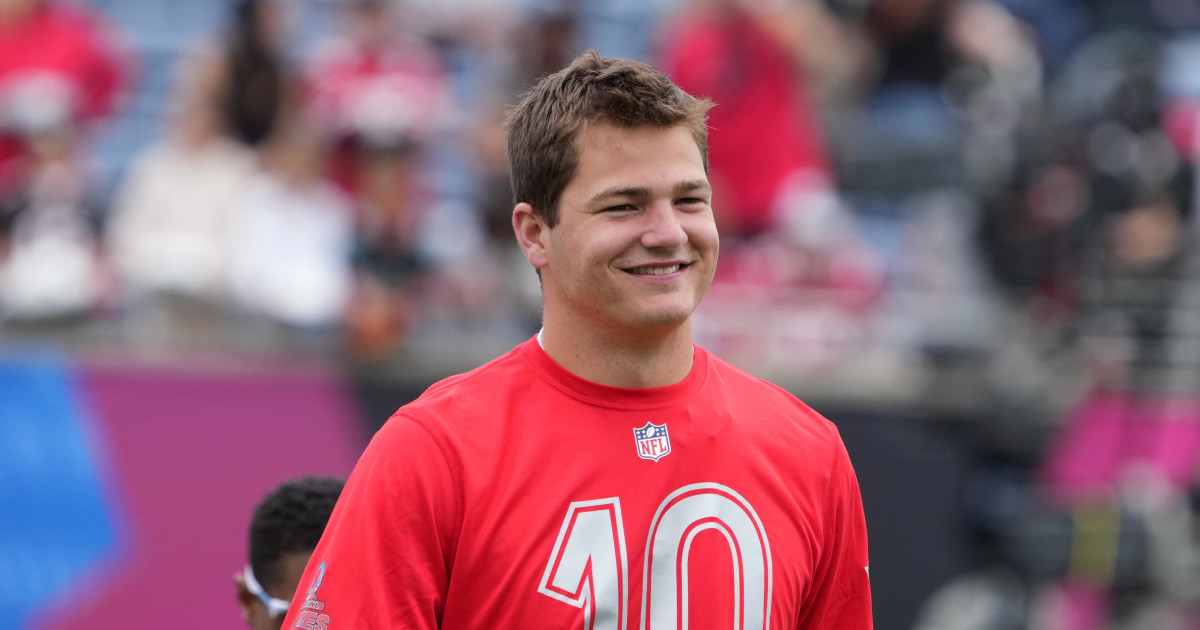 Drake Maye Credits $100 Million QB While Addressing MVP Chants - Athlon ...