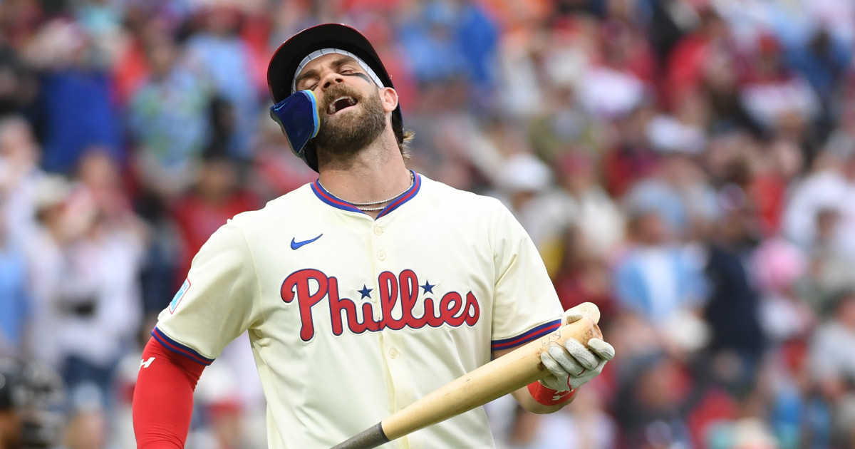 Phillies' Bryce Harper Sends Message Amid Recent Play - Athlon Sports