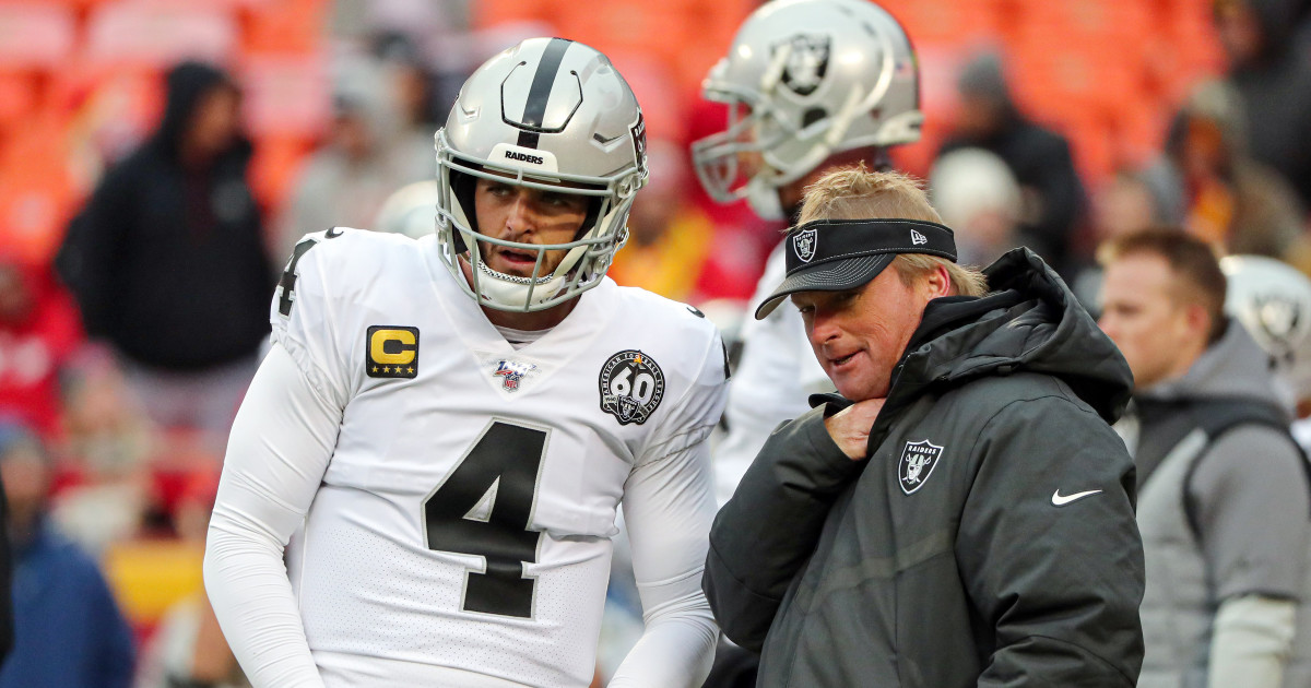 Jon Gruden Sends Clear Message After Major Derek Carr Announcement ...