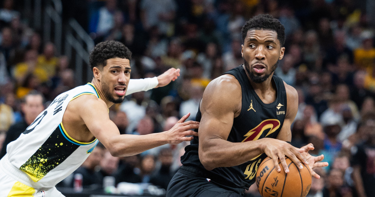 Donovan Mitchell Had Words for Tyrese Haliburton After Pacers Eliminate ...