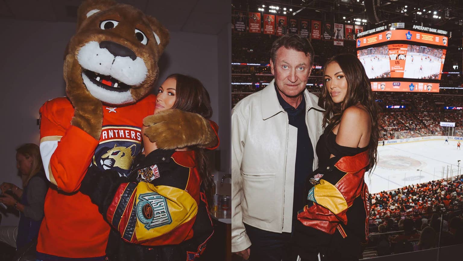 Wayne Gretzky's Daughter Paulina Turns Heads at Panthers vs. Maple ...