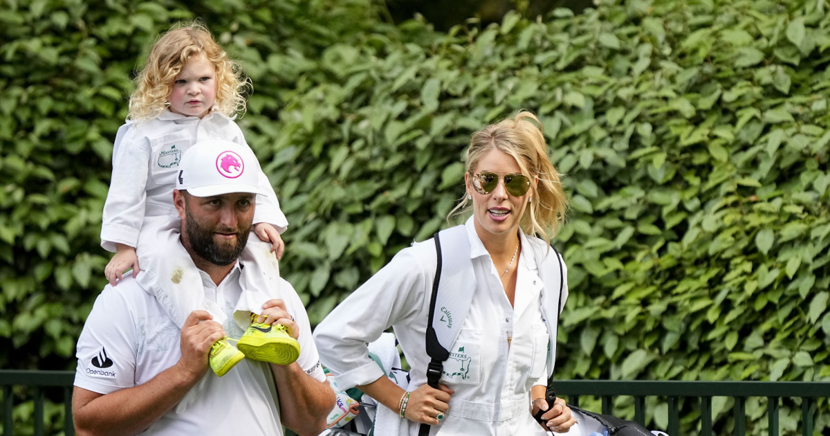 Jon Rahm and Wife Kelley Cahill Rahm Celebrate Changing Family - Athlon ...