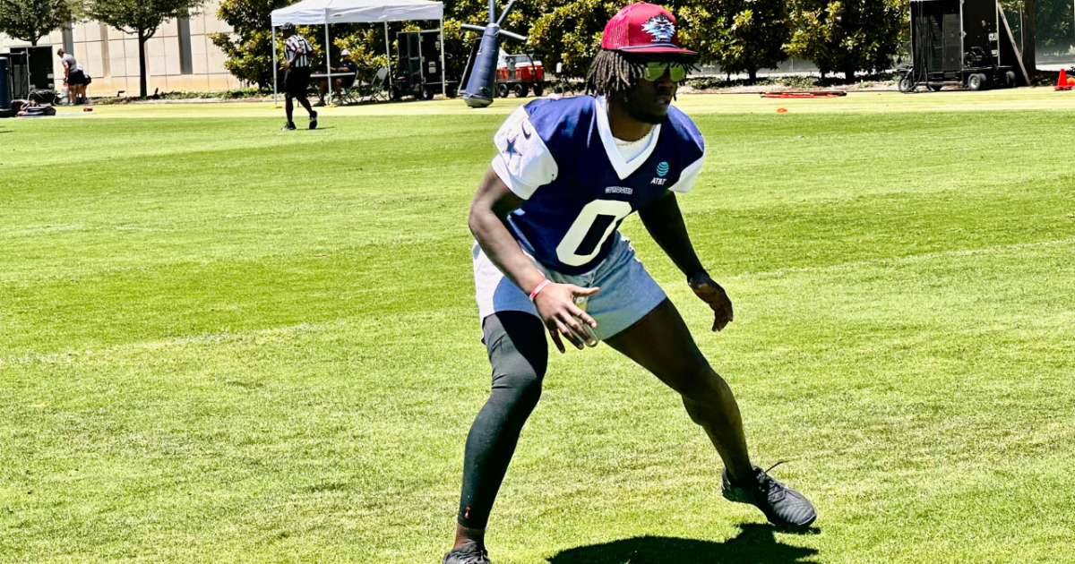 DeMarvion Overshown Previews His New Jersey Number at Cowboys OTAs ...