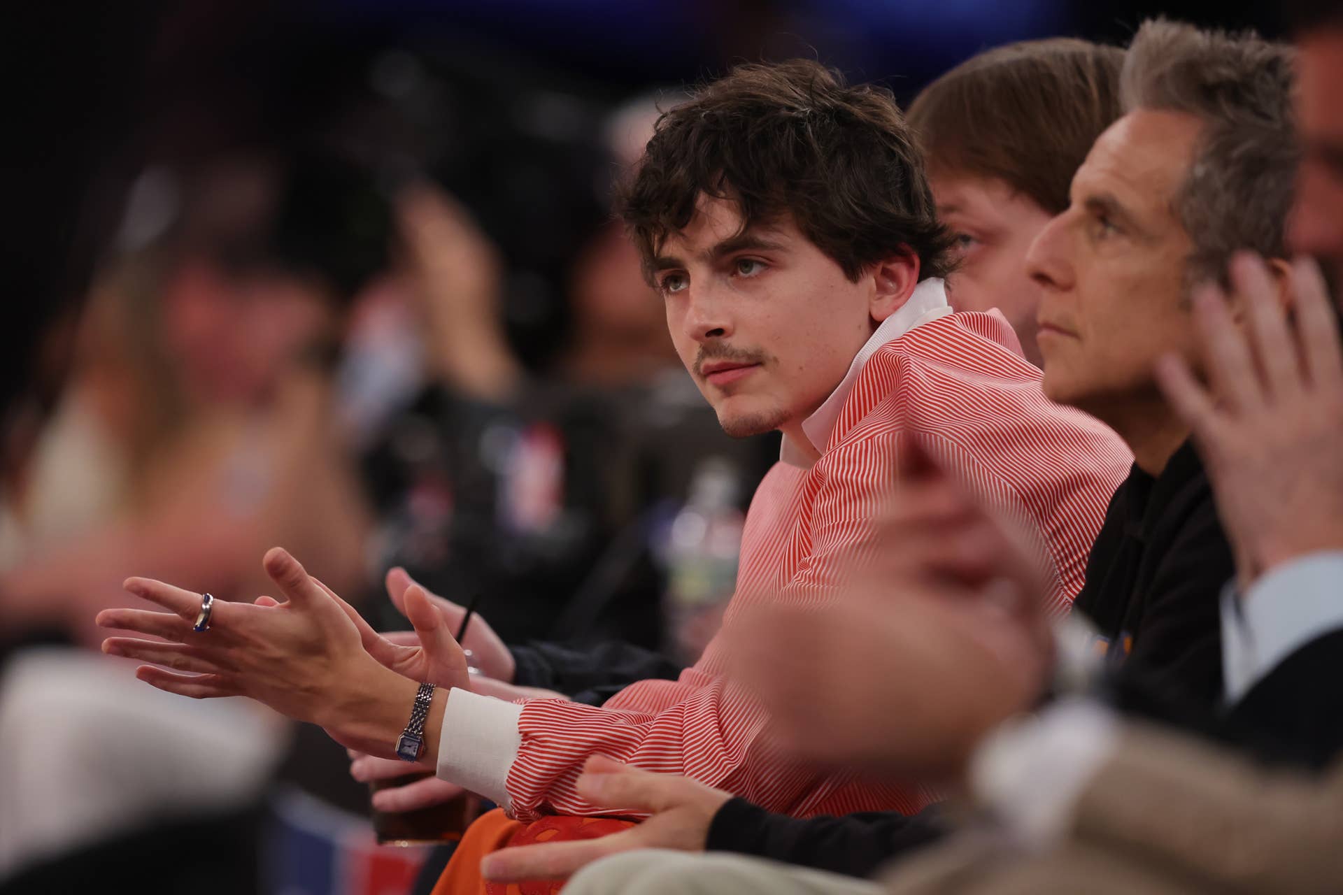 Fans React to Timothee Chalamet Announcement During Knicks-Pacers Game ...