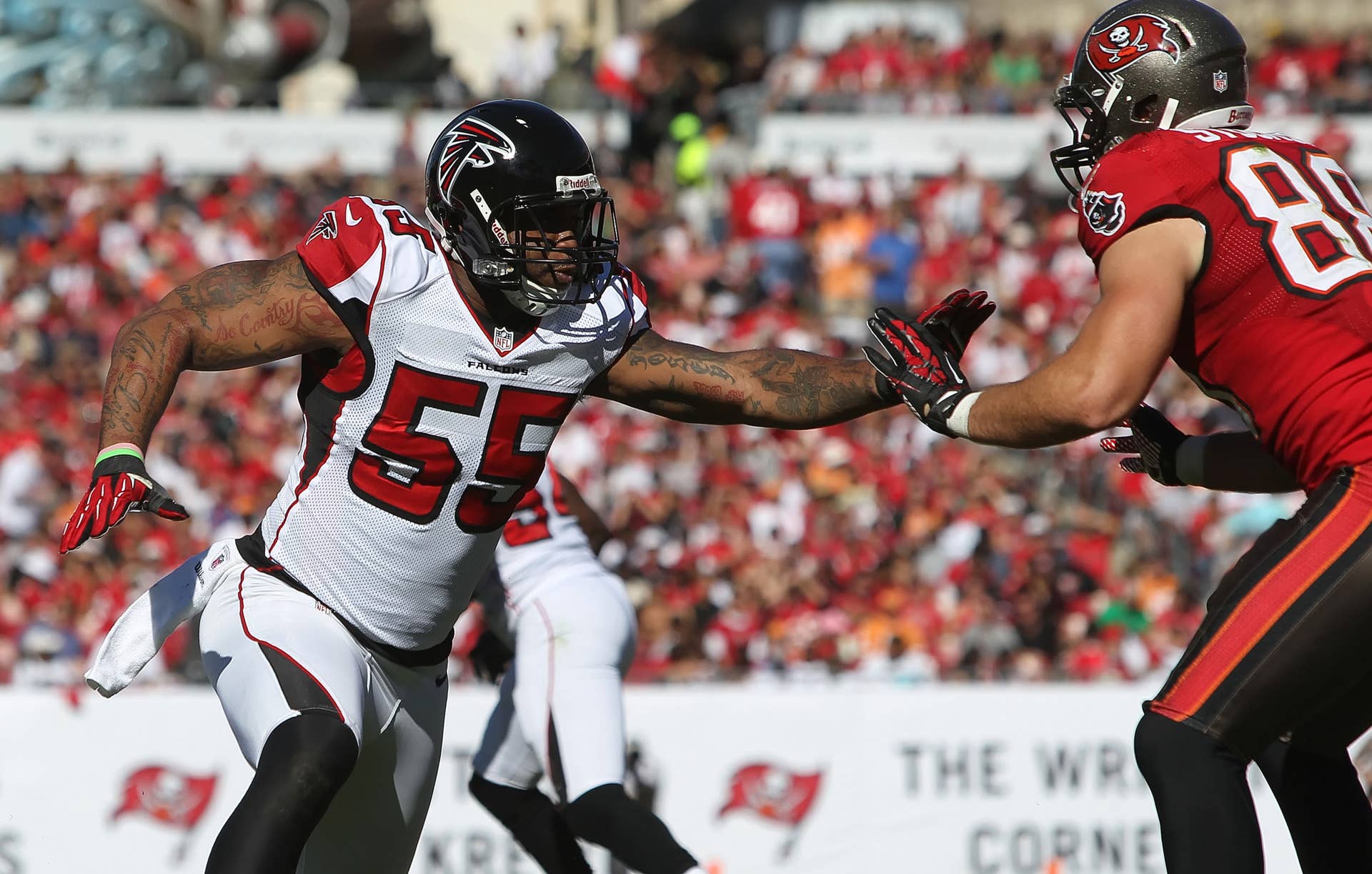 Falcons Legend John Abraham Discusses His Case For The NFL HOF, And His ...