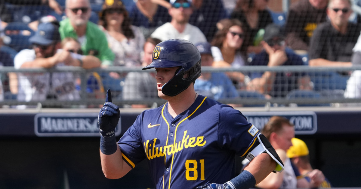 Brewers First Base Depth Results in Trade of 2021 10th Rounder - Athlon Sports