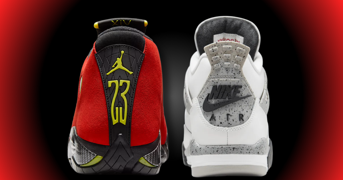 Restock Alert: Jordan 4 White Cements and Jordan 14 Ferrari Are Back on ...