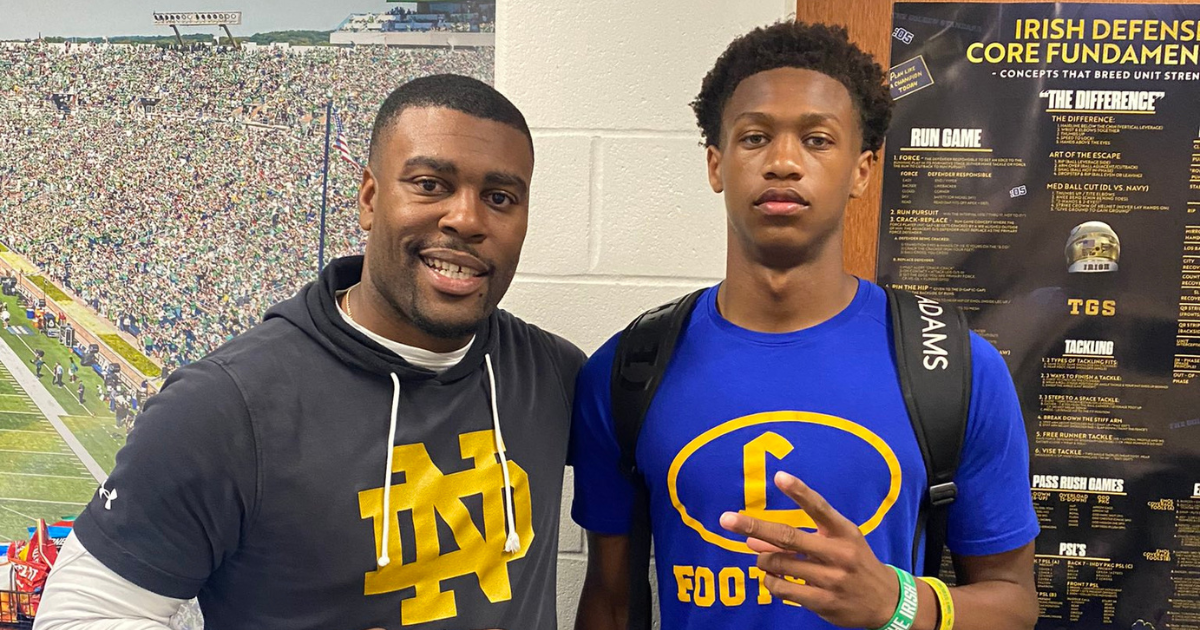 Khary Adams Explains Decision To Commit To Notre Dame, Talks ...