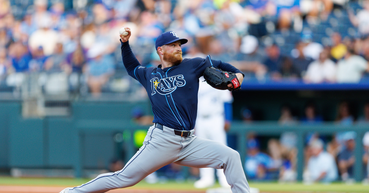 Drew Rasmussen Dominant in Rays Victory Over the Royals - Athlon Sports