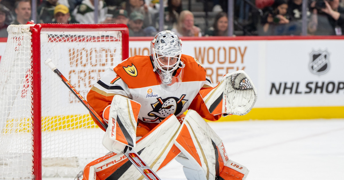 Ducks' Lukas Dostal Receives Eye-Opening Prediction - Athlon Sports