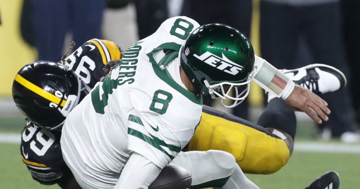 Critics Blast Aaron Rodgers for Weak Blame-Game Analysis of New York Jets' Loss at Steelers ...