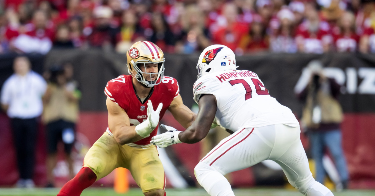 49ers’ Nick Bosa Cracks Top 5 in Top 10 Edge Rushing Seasons - Athlon ...