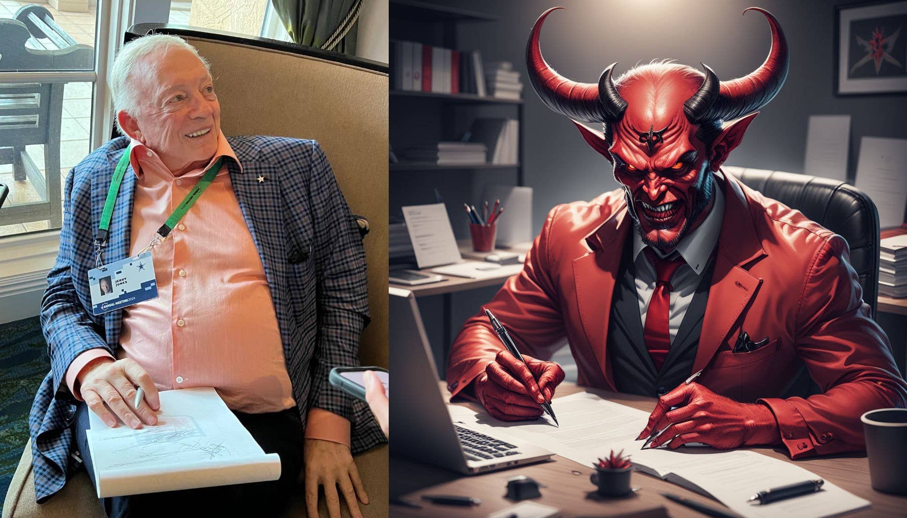 ‘Devil Made Me Do It!’ Dallas Cowboys’ Jerry Jones Blames Satan for ...