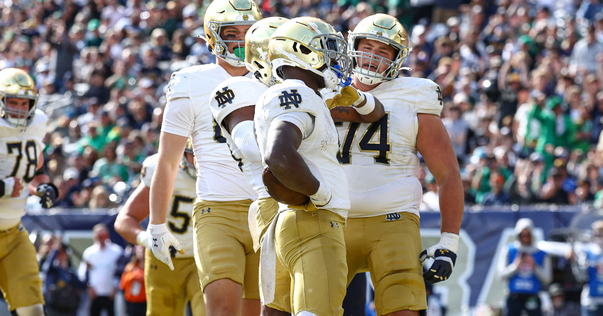 Notre Dame Post-Game Show: Irish Dominate Navy In All Phases - Athlon ...