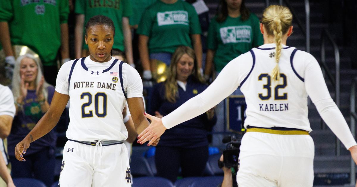 No. 3 Notre Dame Women Face Home Test Against Georgia Tech - Athlon Sports