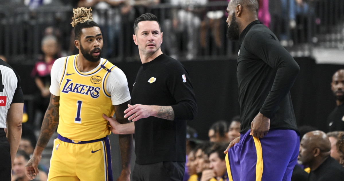 Demoted Lakers Guard Absent From Team Practice: Report - Athlon Sports