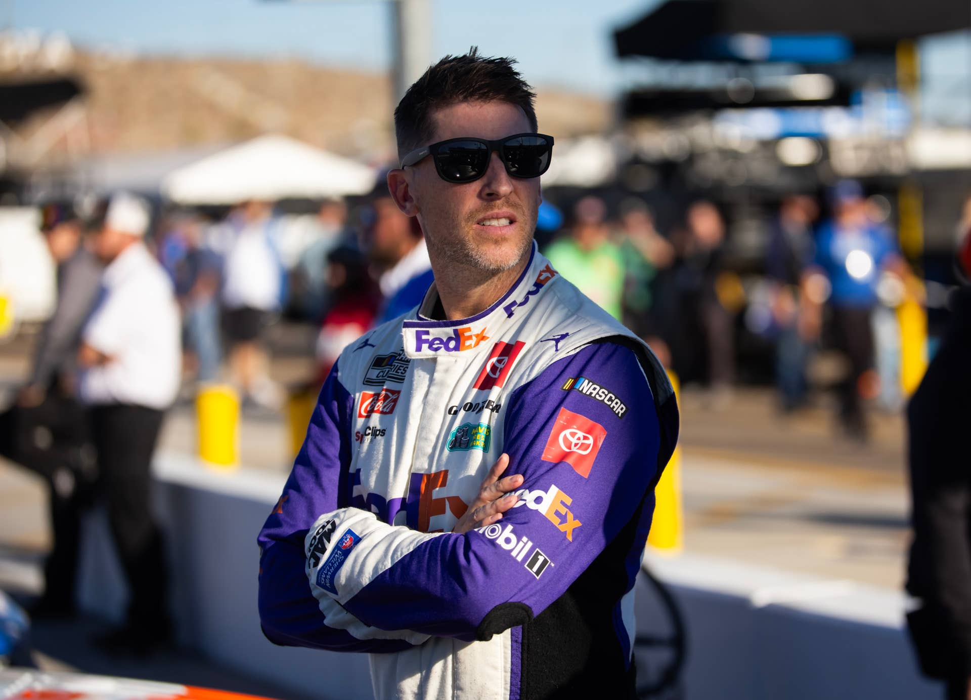 Denny Hamlin Returns Fire at Larry McReynolds and Includes Strong ...
