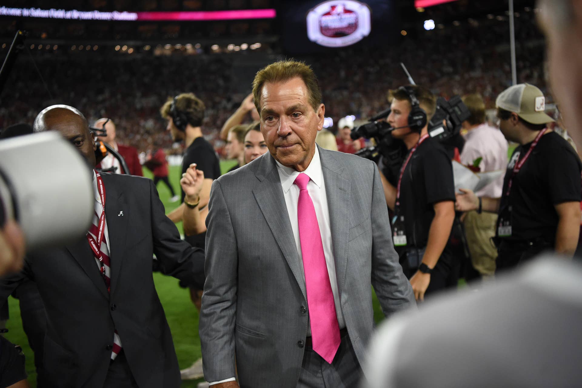 Nick Saban Does Something He's Never Done Before at Alabama - Athlon Sports