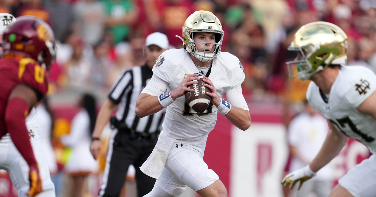 Riley Leonard's Growth Is Key To Notre Dame Having Postseason Success - Athlon Sports