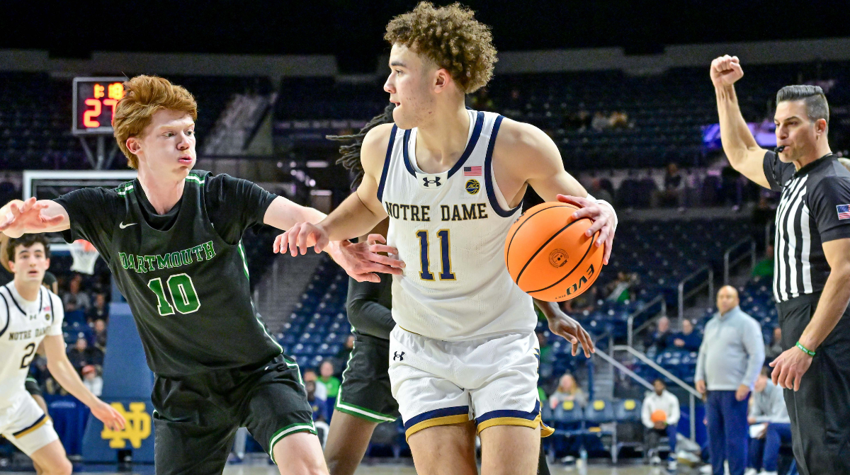 Notre Dame Basketball Holds Off Dartmouth In Home Victory - Athlon Sports