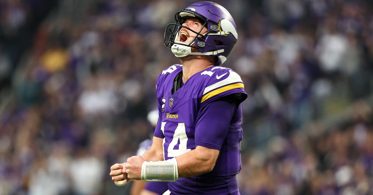 Vikings' Raucous Locker Room Celebration for Sam Darnold Grabs ...