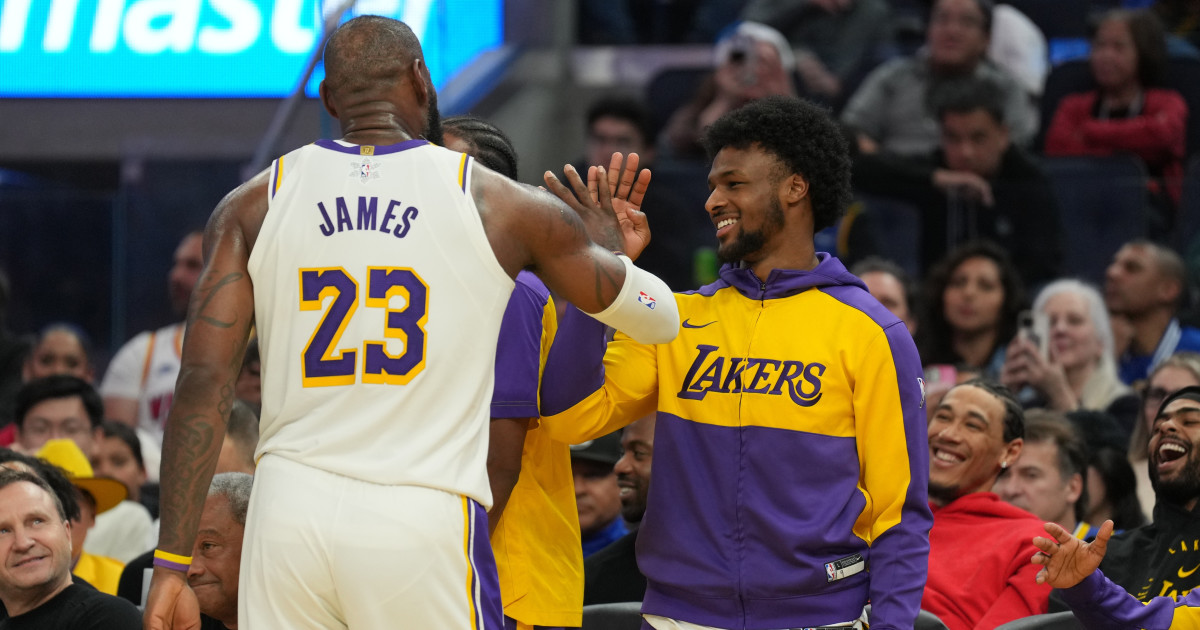 Bronny James, Lakers Rookies' Gesture for LeBron James on His 40th ...