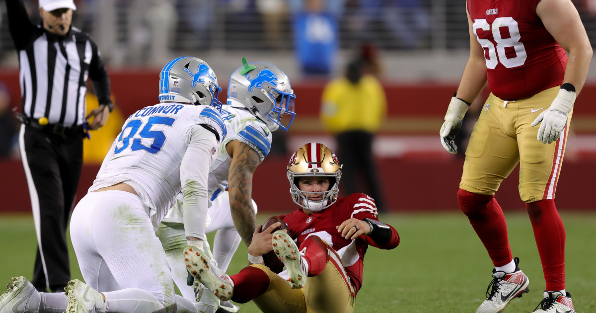 San Francisco 49ers Urged To Sign Brock Purdy Protector Colton McKivitz ...