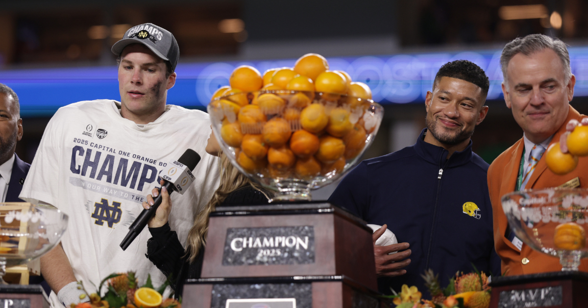 Notre Dame Notebook: Culture Propels Irish To Orange Bowl Win Over Penn ...