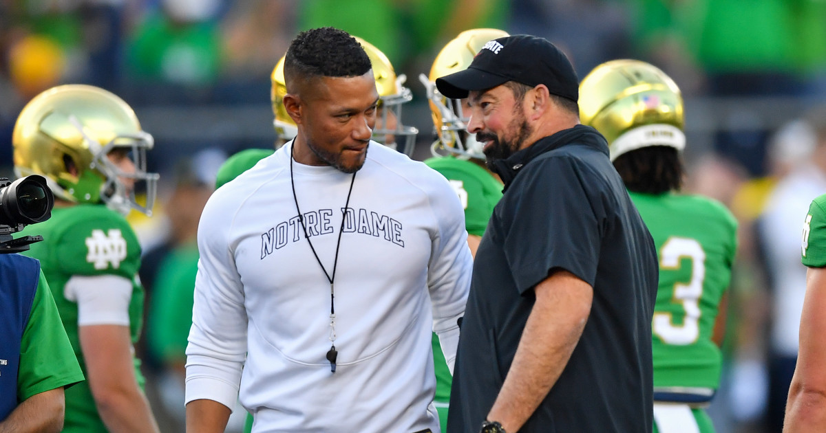 Marcus Freeman: Notre Dame Coach Played, Coached at Ohio State - Athlon ...
