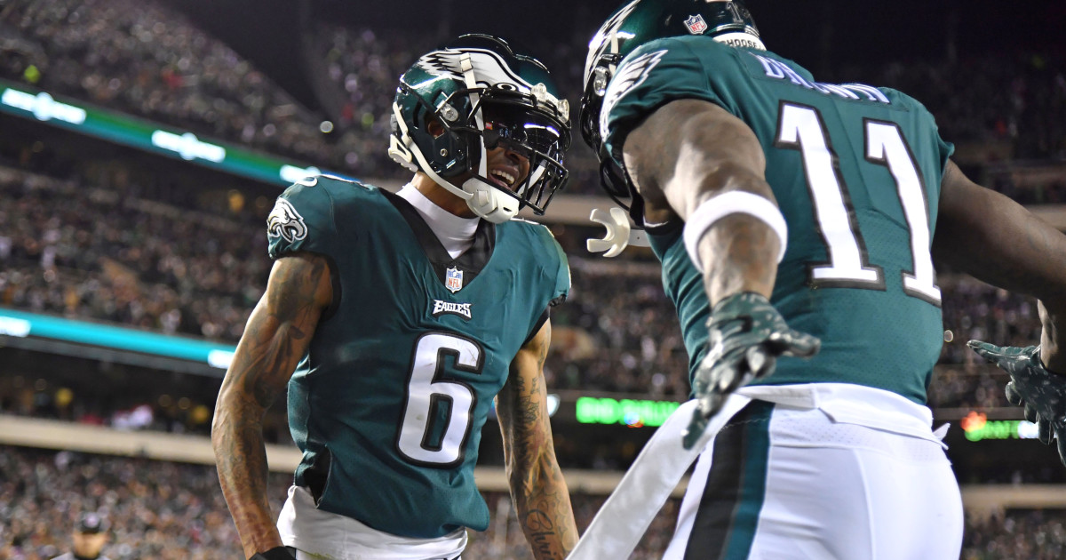 Philadelphia Eagles Receivers Duo of A.J. Brown and DeVonta Smith Ranks No. 1 In NFL - Athlon Sports