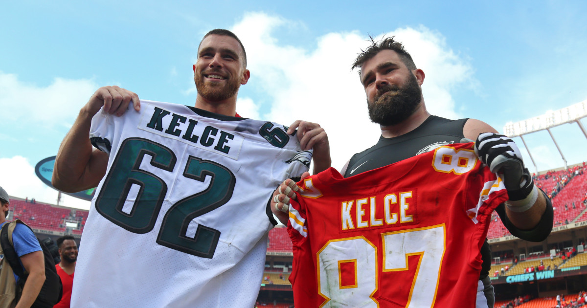 Jason Kelce, Travis Kelce Announce Exciting News on Tuesday - Athlon Sports
