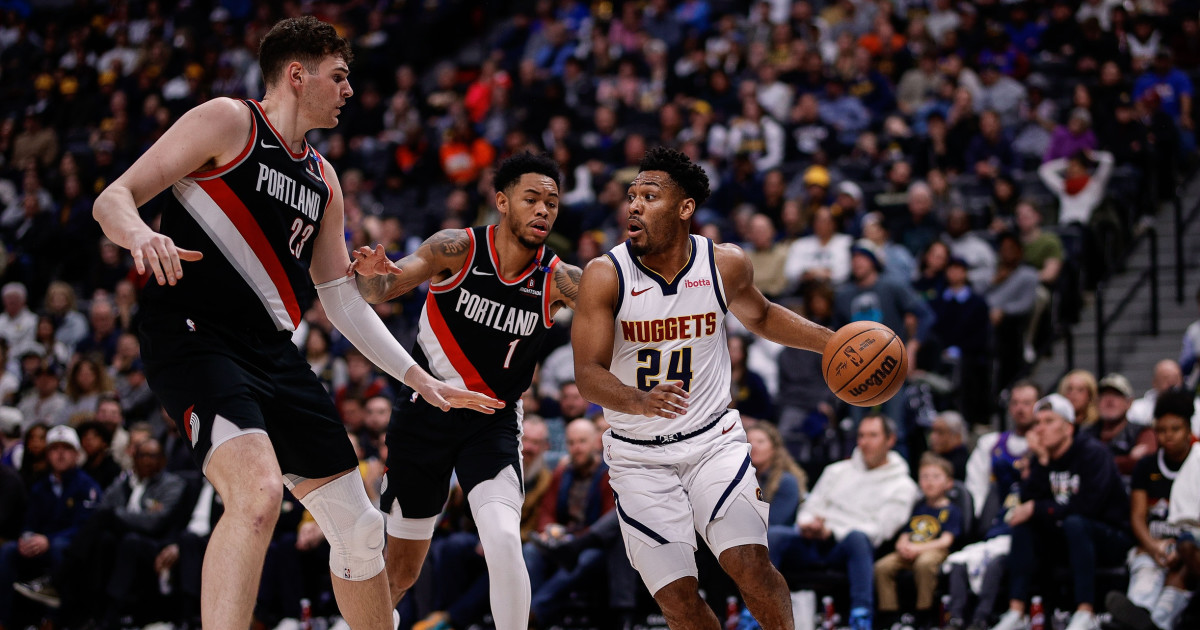 Donovan Clingan Sets Career High in Blazers’ Loss to Nuggets - Athlon ...