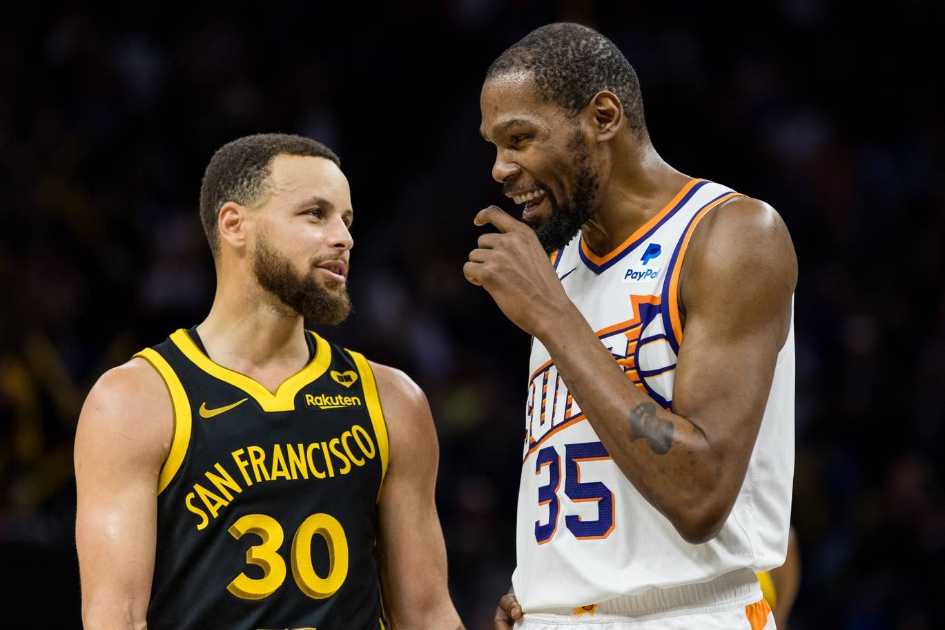 Postgame Exchange Between Steph Curry, Kevin Durant Turns Heads ...