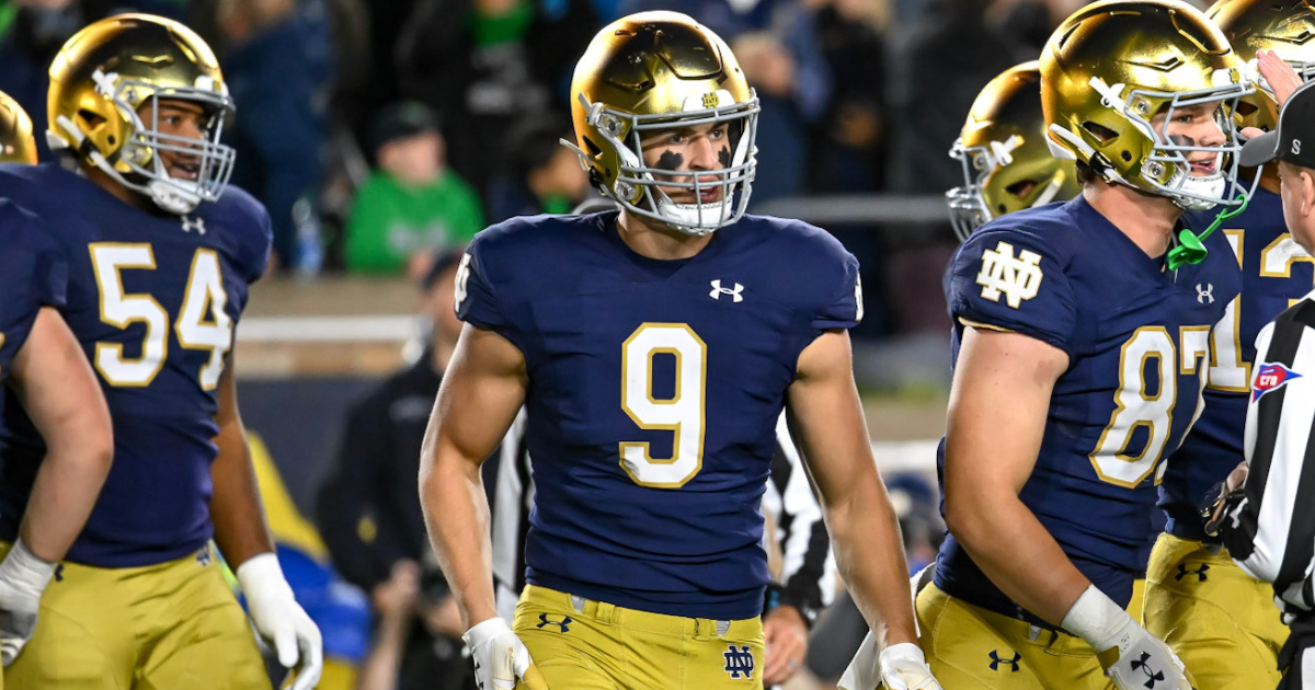 Notre Dame Tight End Eli Raridon And Safety Luke Talich Talk About ...
