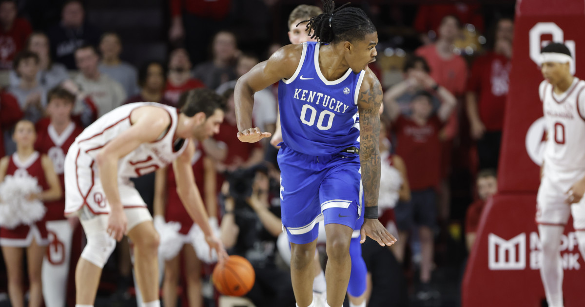 Otega Oweh’s Heroics Lift Kentucky Wildcats Past Oklahoma - Athlon Sports